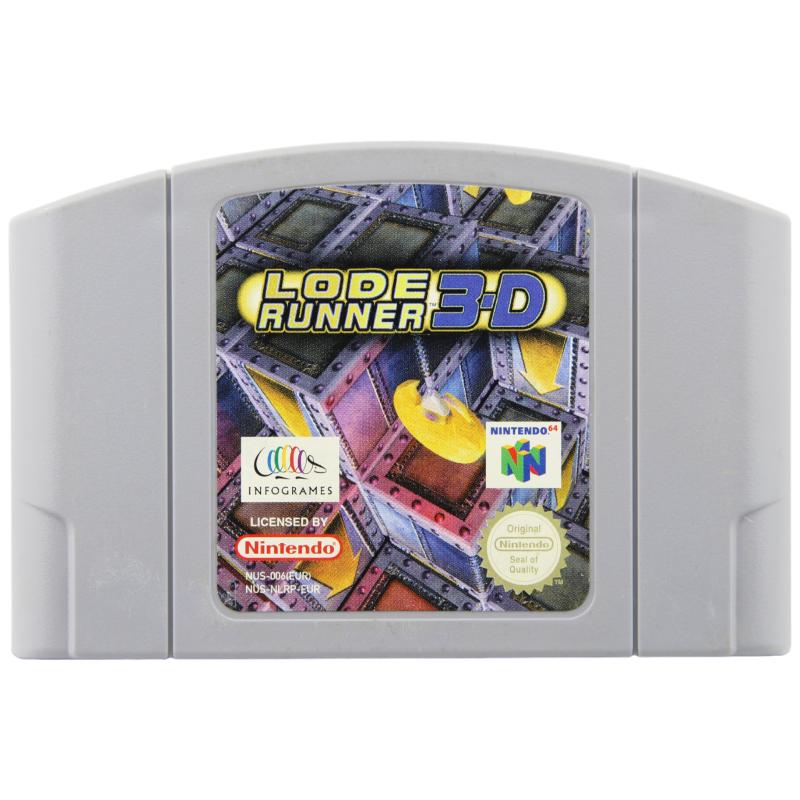 Lode Runner 3D - Nintendo 64 - N64 |2026| Køb Her